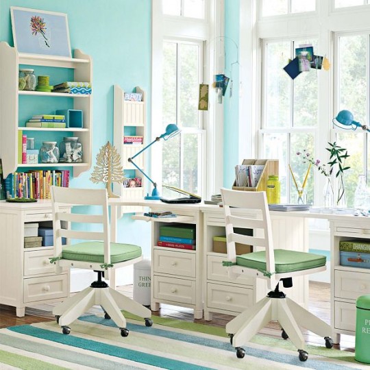 Fancy Study Desk for Girl - Interior Design Ideas