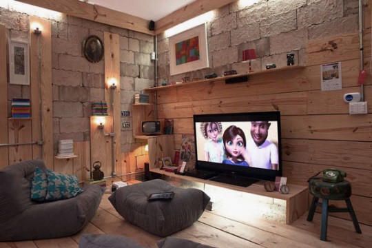 Cozy Multimedia Library Design Ideas - Interior Design Ideas